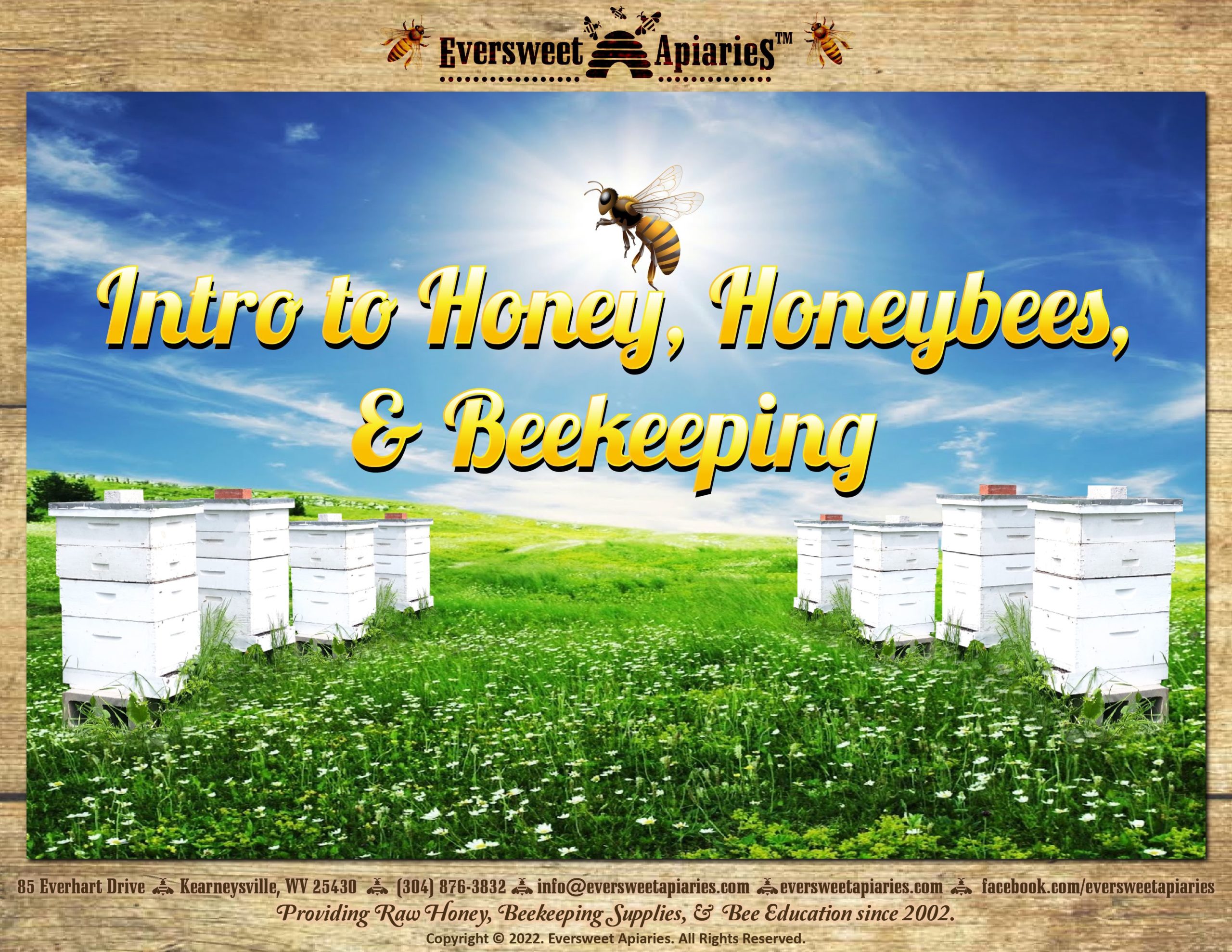 Online Intro to Honey, Honeybees, & Beekeeping | Eversweet Apiaries